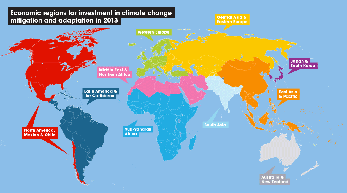 Funding to ease climate change falls as the earth warms